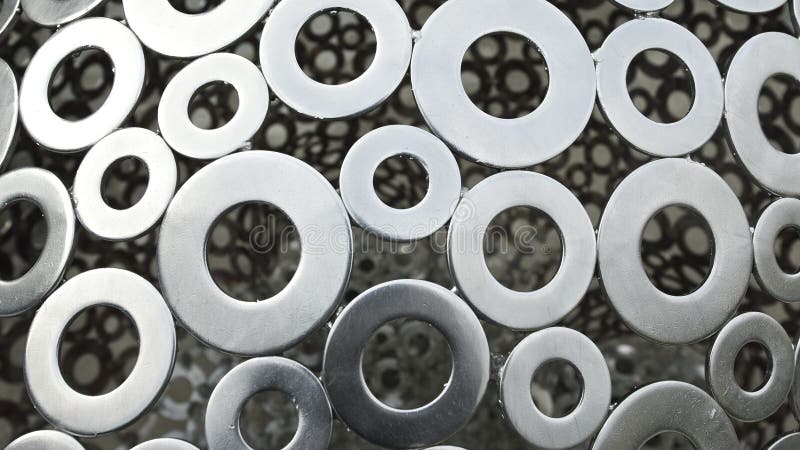 Stainless rings stock image. Image of patten, metal, circles - 17538259