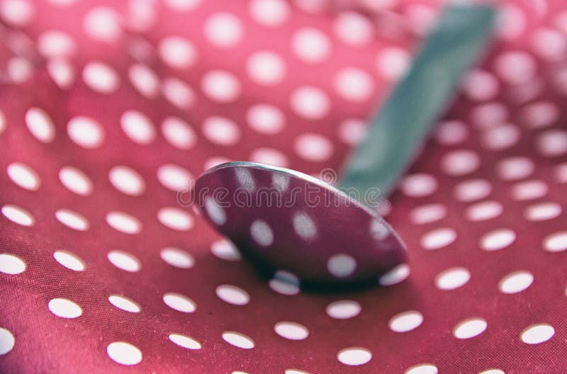 Stainless Spoon Reflection stock image. Image of dotted - 62412771