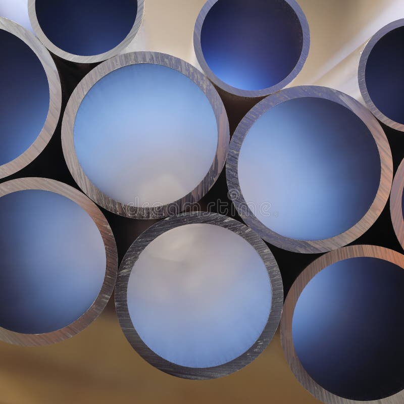 Stainless Steal Pipes stock photo. Image of metal, industrial - 18516194