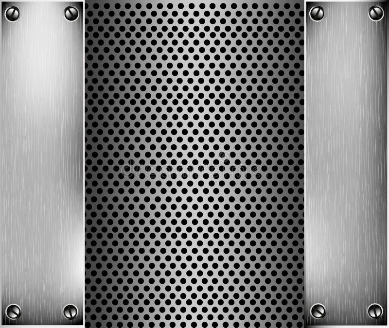 Stainless steel background stock illustration. Illustration of gray ...