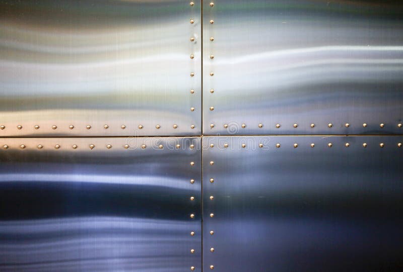 Stainless Steel Background or.silver Metal Wall Panel Stock Image ...