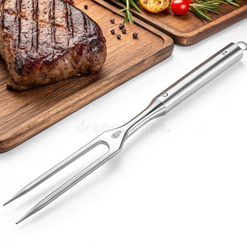 Stainless Steel Barbecue Fork PNG Stock Illustration - Illustration of ...