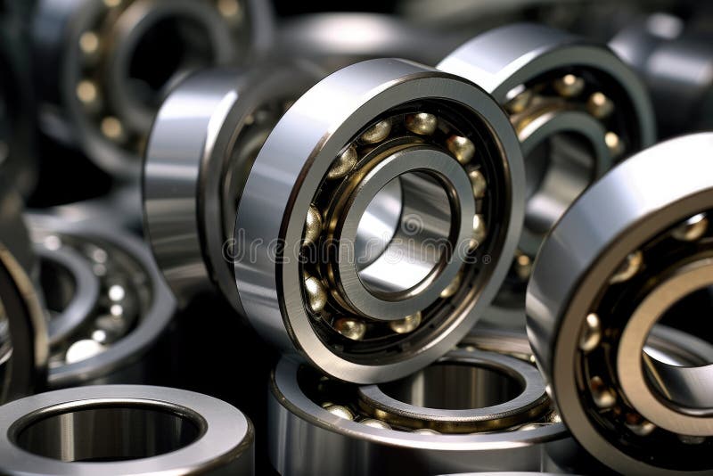 Stainless Steel Bearings, Ball Bearings Stock Illustration ...