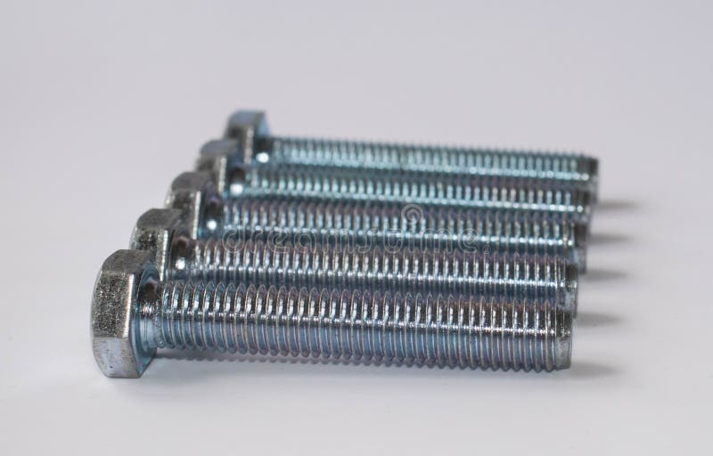 Stainless Steel Bolt.Working Tools. Fixing Elements. Stock Image ...