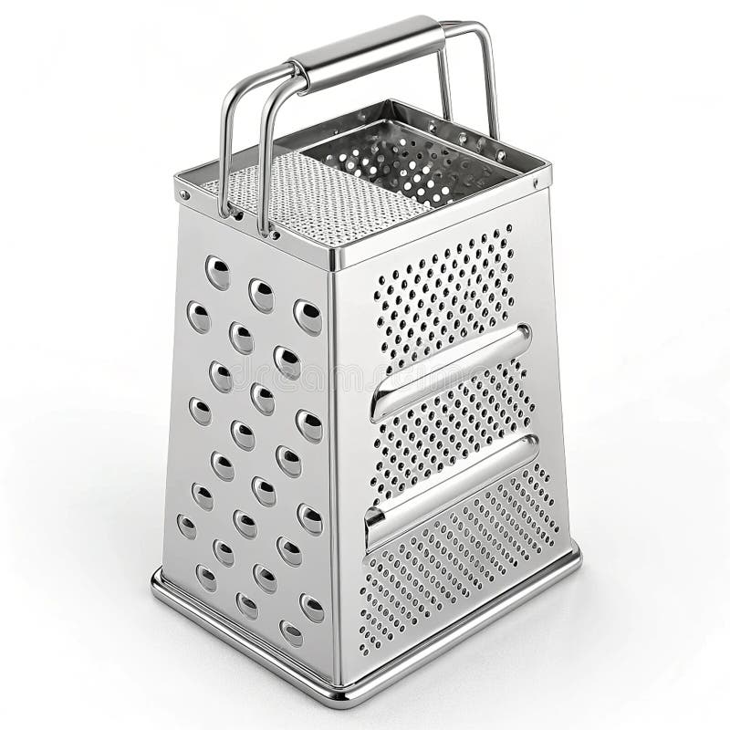 Stainless Steel Grater with Handle PNG Stock Illustration ...