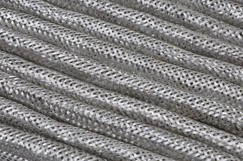 Stainless steel braid stock image. Image of braided, woven - 27399269