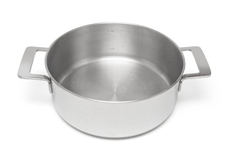 Stainless Steel Cooking Pot Stock Photo - Image of grey, cook: 327211484