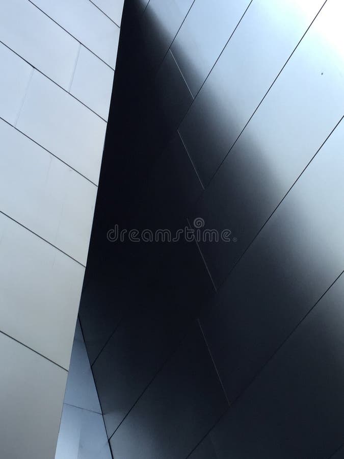 Stainless Steel Design Siding Editorial Stock Photo - Image of ...
