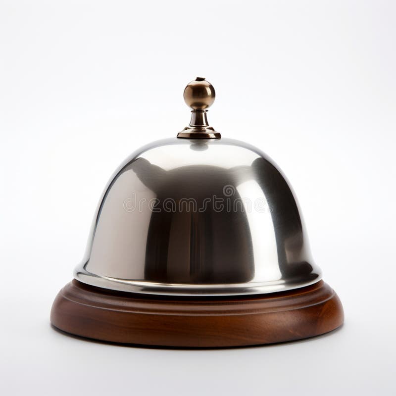 Stainless Steel Desk Bell, AI Generative Stock Illustration ...