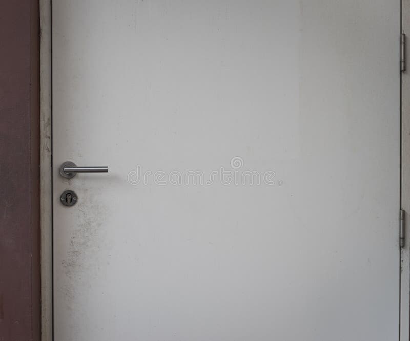 Stainless Steel Door Handle and Background Photo Stock Image - Image of ...