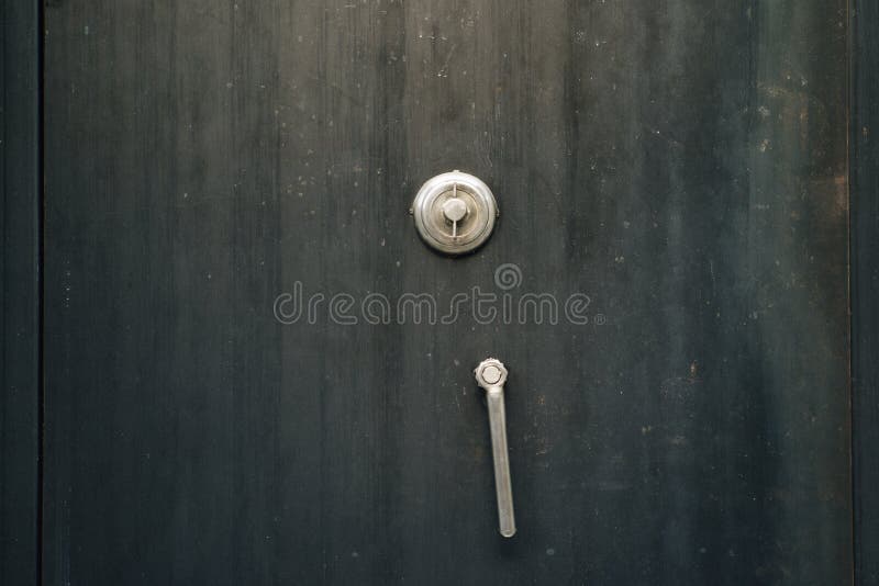 Stainless Steel Door Handle and Background Photo Stock Photo - Image of ...