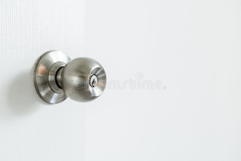 Stainless steel door knob stock photo. Image of modern - 152022224