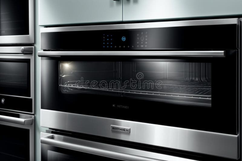 Stainless Steel Elegance a Captivating Image of an Oven.AI Generated ...