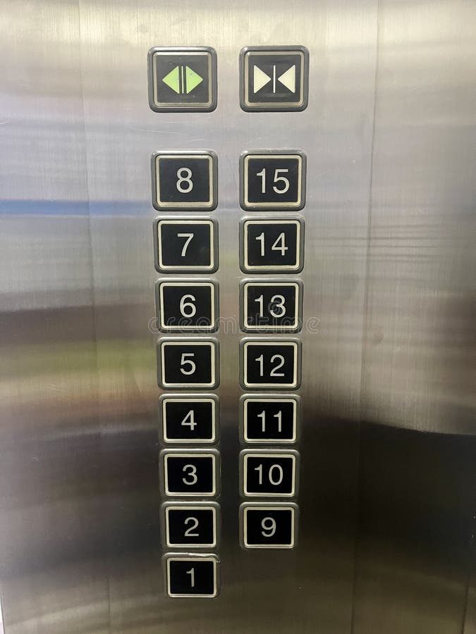 Elevator Control Panel, Buttons on the Elevator Control Panel Stock Photo - Image of text, brand ...