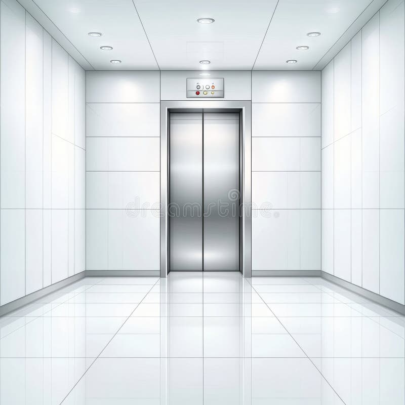 Stainless Steel Elevator Doors, Modern in Design, Illuminate the ...