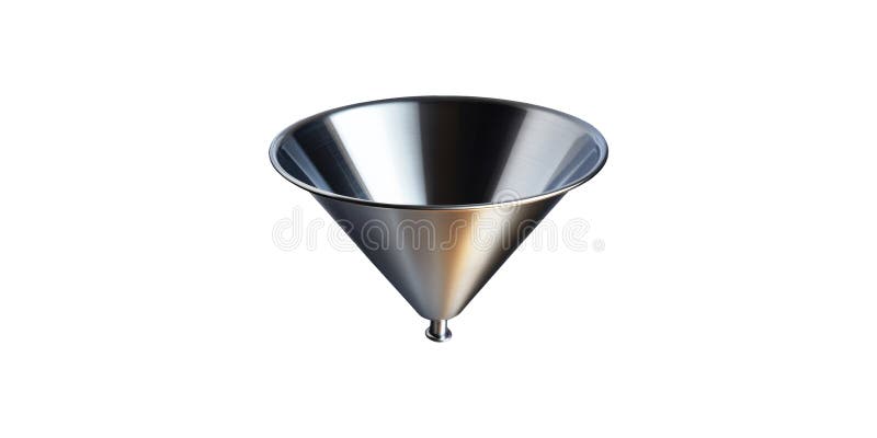 Stainless Steel Funnel. Essential Tool for Kitchen and Laboratory Use ...