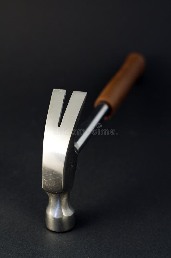 Steel Hammer on Isolated White Stock Photo - Image of steel, background ...