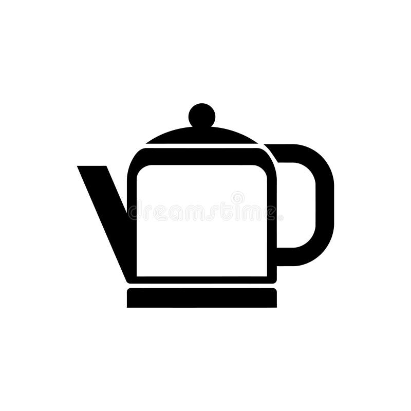 Stainless Steel Kettle Icon Stock Vector - Illustration of beverage ...