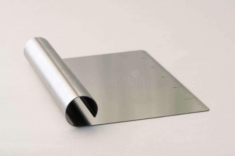 Stainless Steel Kitchen Scraper Tool Stock Image - Image of steel ...