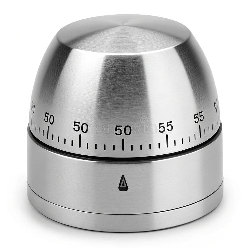 Stainless Steel Kitchen Timer PNG Stock Illustration - Illustration of ...