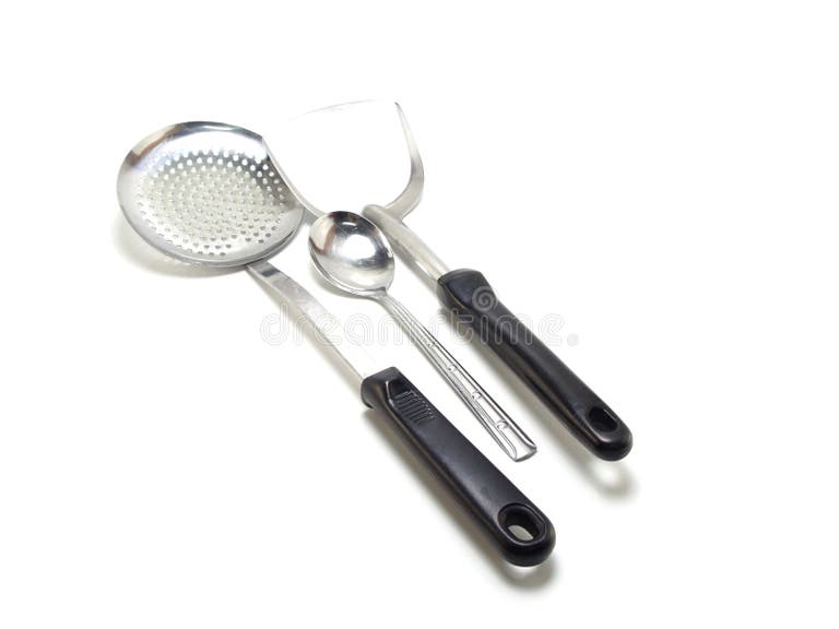 Stainless Steel Kitchen Tools Stock Photo - Image of whisk, stack: 49398258