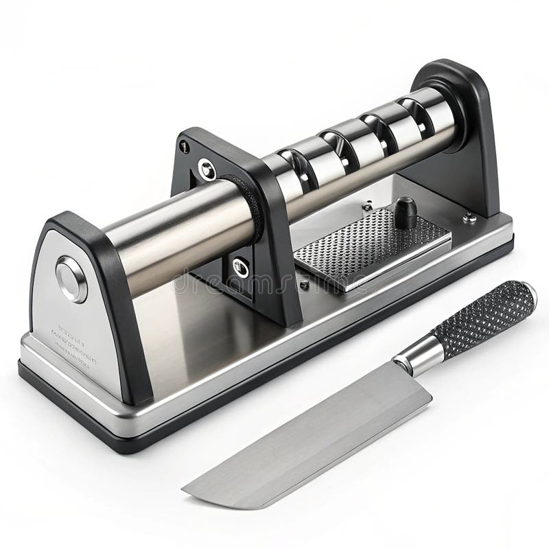 Stainless Steel Knife Sharpener PNG Stock Illustration - Illustration ...