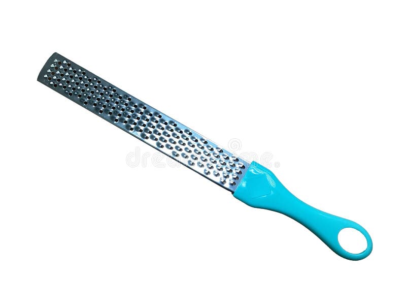 Stainless Steel Long Cheese Grater Stock Image - Image of studio ...
