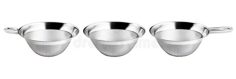 Stainless Steel Mesh Strainers Set for Cooking and Baking, Ideal for ...