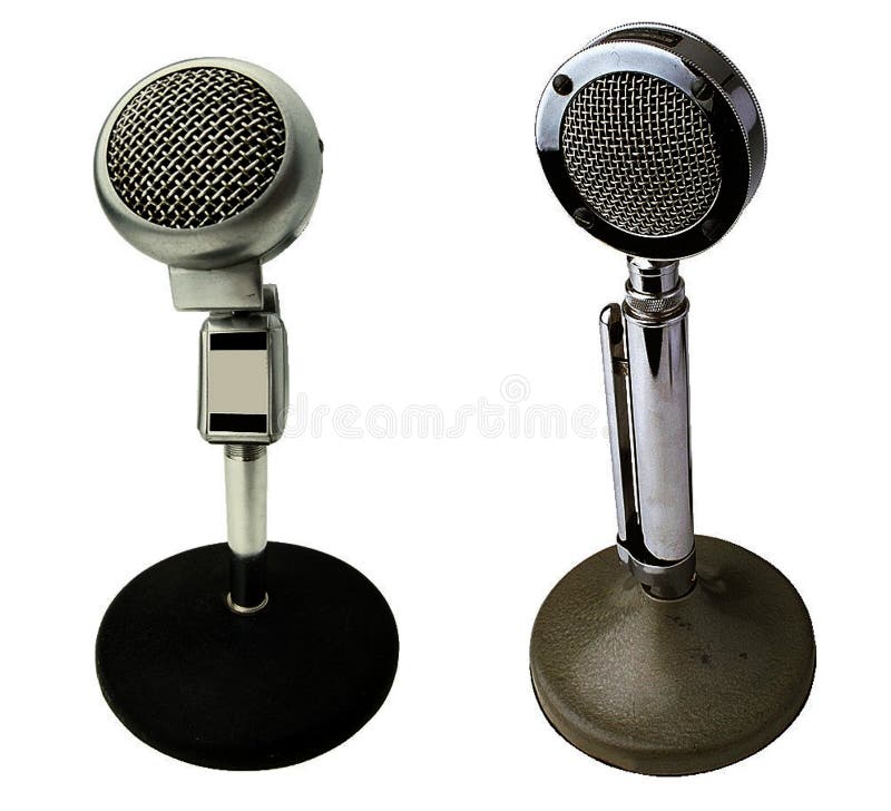 Stainless Steel Microphone stock photo. Image of mics - 86221052