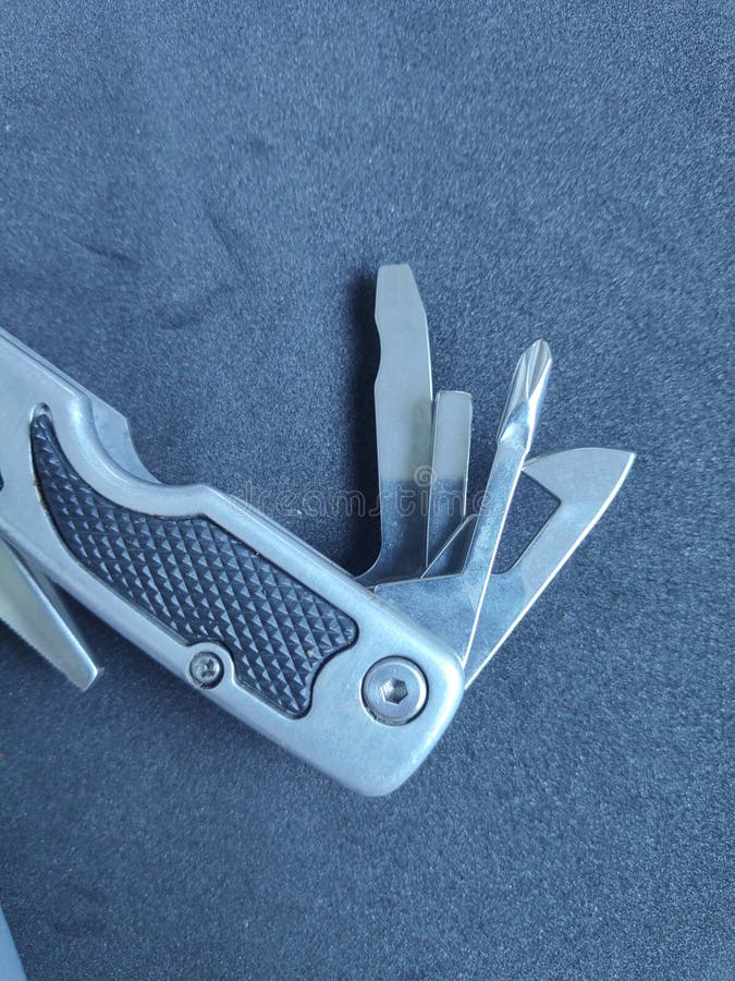 Stainless Steel Multi Tools for daily Use Stock Image - Image of ...