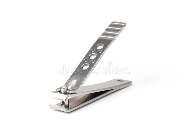 Stainless Steel Nail Cutter Stock Photo - Image of scissors, isolated ...