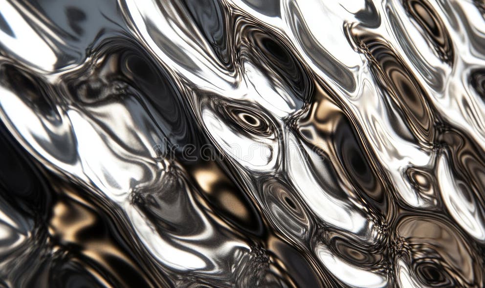 A Stainless Steel Object with a Shiny Surface. Generative AI. Stock ...