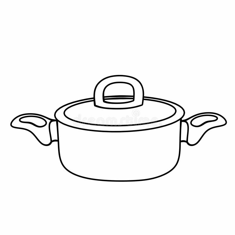 Stainless steel pan stock illustration. Illustration of stainless ...