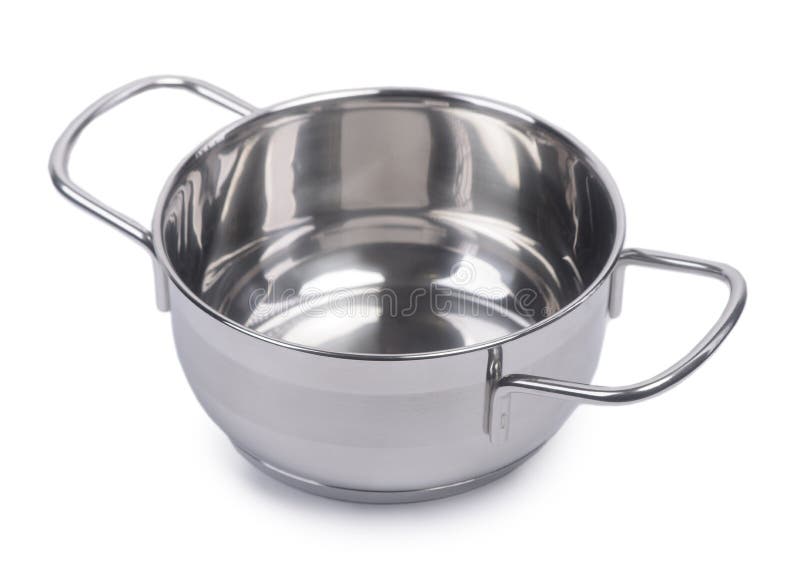 Stainless steel pan stock photo. Image of glossy, modern - 250141136