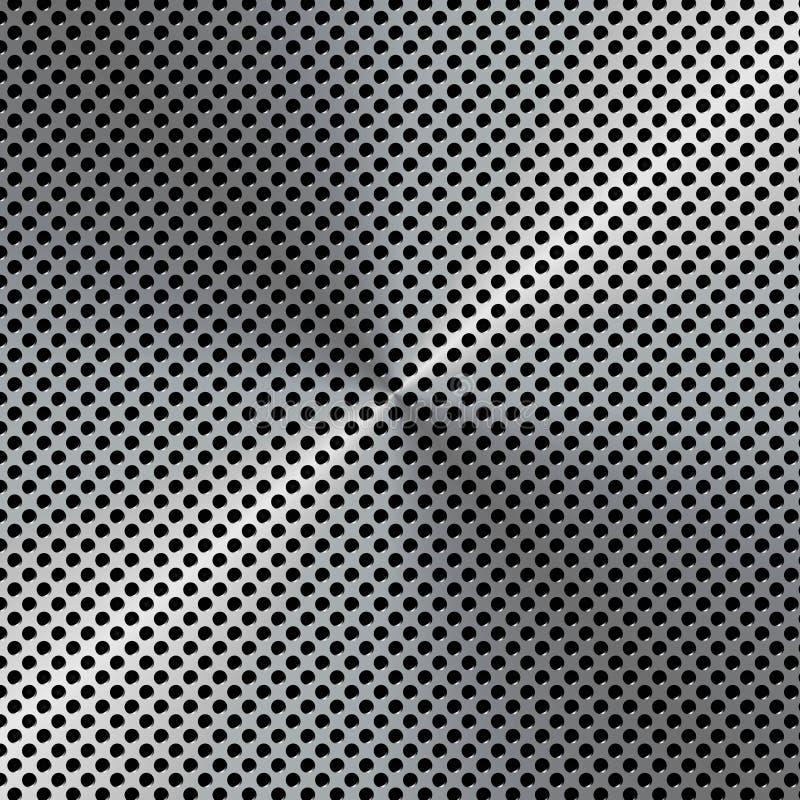 Stainless steel perforated stock vector. Illustration of background ...