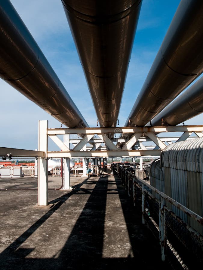 Stainless Steel Pipe Line 3 Stock Photo - Image of boiler, water: 14318432