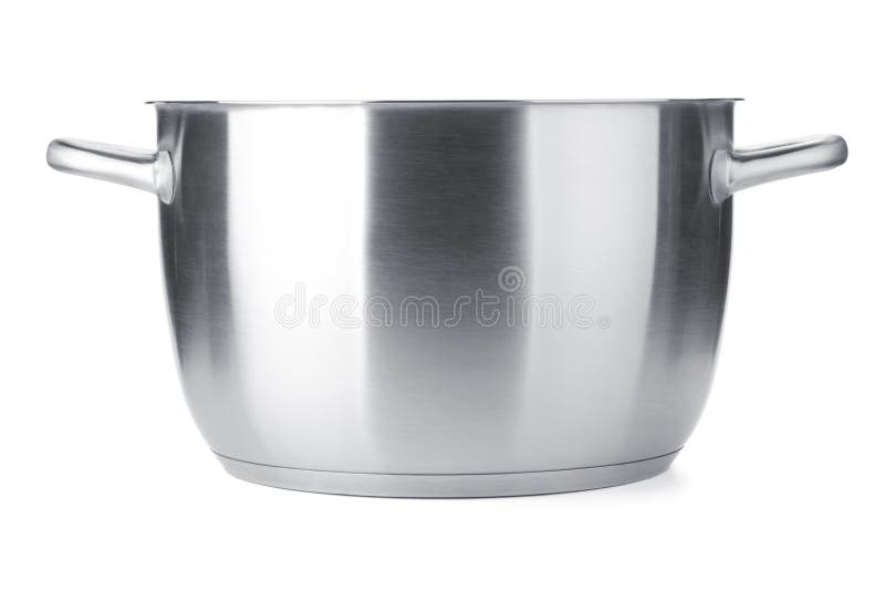 Stainless steel pot stock image. Image of clean, reflection - 21540519