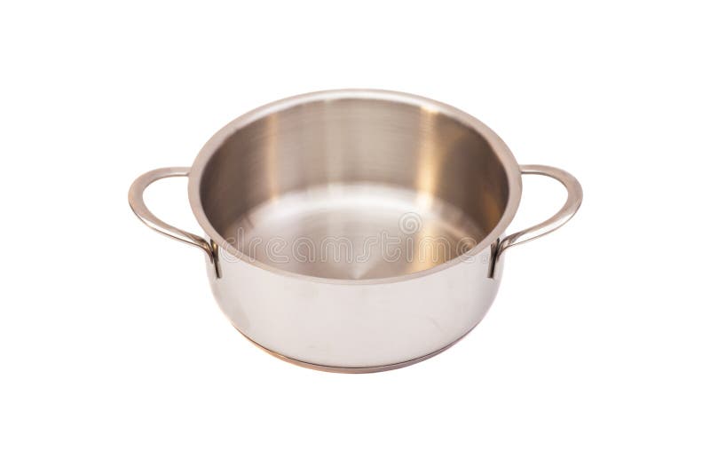 Stainless steel pots stock photo. Image of meal, frying - 56407228