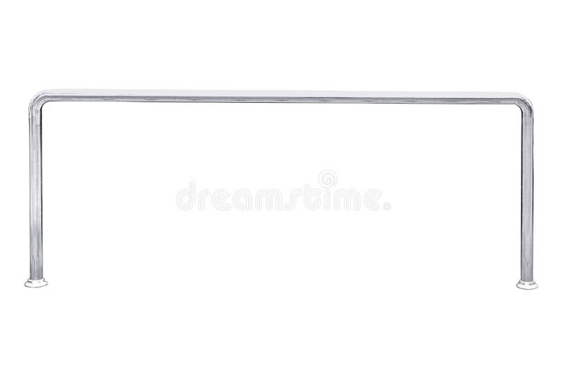 Stainless Steel Railing Isolated Stock Photo - Image of door ...