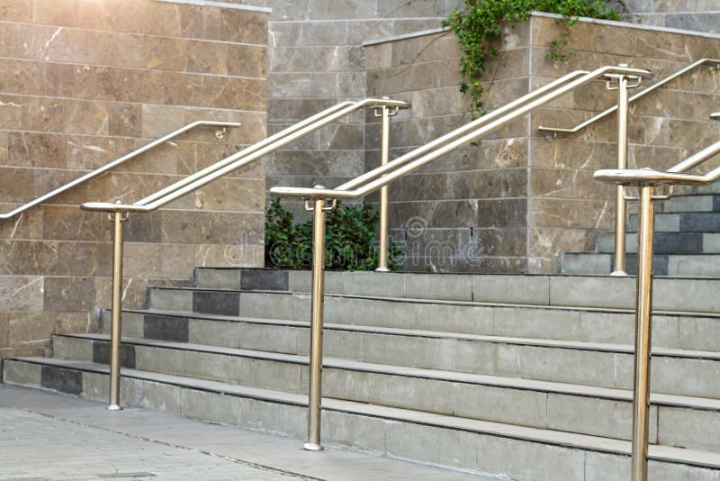Stainless steel railings stock photo. Image of handrail - 45755930