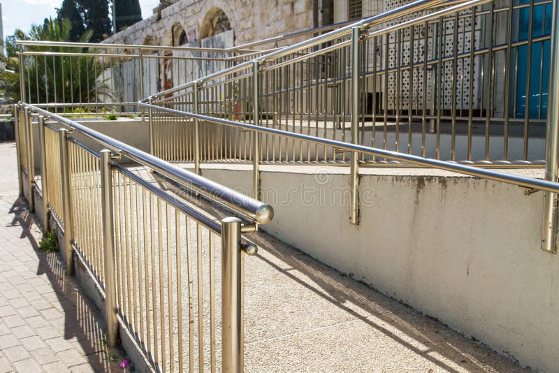 Stainless steel railings stock image. Image of overlook - 50279393