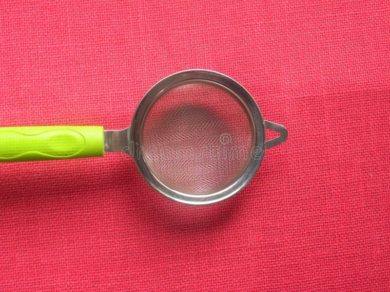 Round tea strainer stock photo. Image of circular, mesh - 189172302