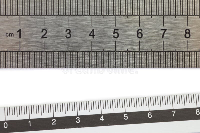 Stainless steel ruler stock image. Image of long, ruler - 47178707