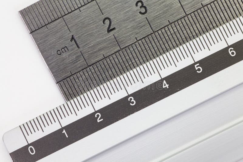 Stainless steel ruler stock image. Image of gray, ruler - 47178709