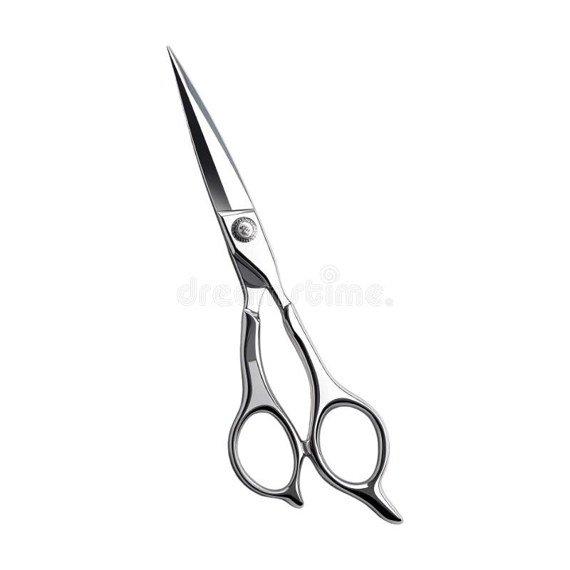 Stainless Steel Scissor on Transparent Background - Ai Generated Stock ...