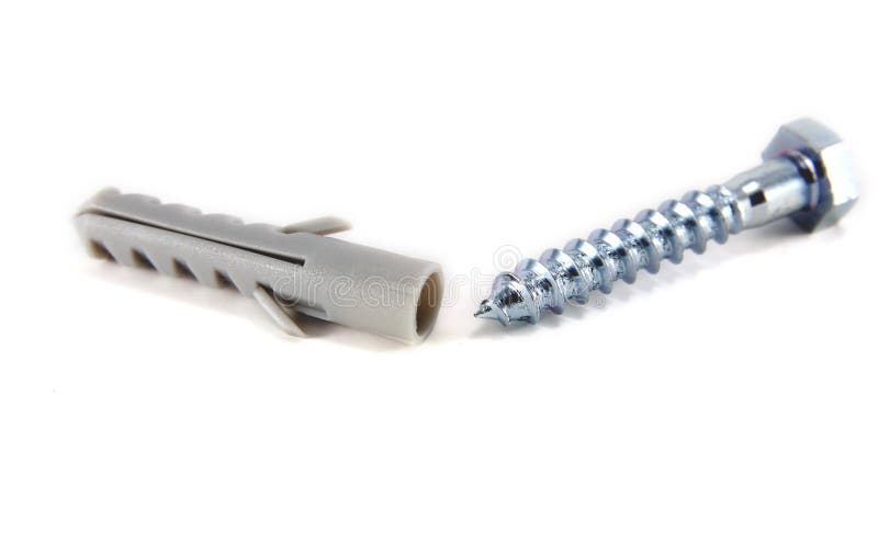 Stainless Steel and Wall Plug Stock Photo - Image of rivet, philips ...