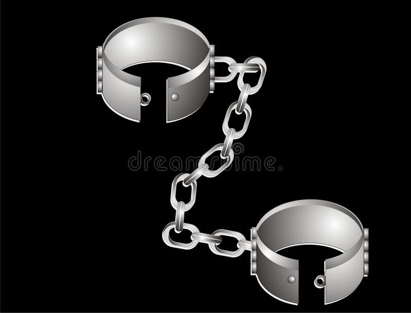 Stainless Steel, Shackles Illustration. Stock Vector - Illustration of ...