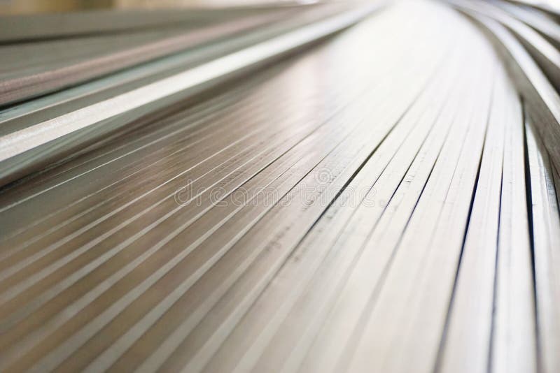 Stainless steel slat 5 stock photo. Image of factory - 46122952
