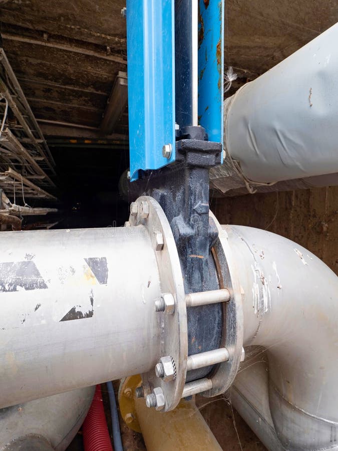 Sludge Pipe Valve for Biogas Production. Remote Controlled Via Servo ...