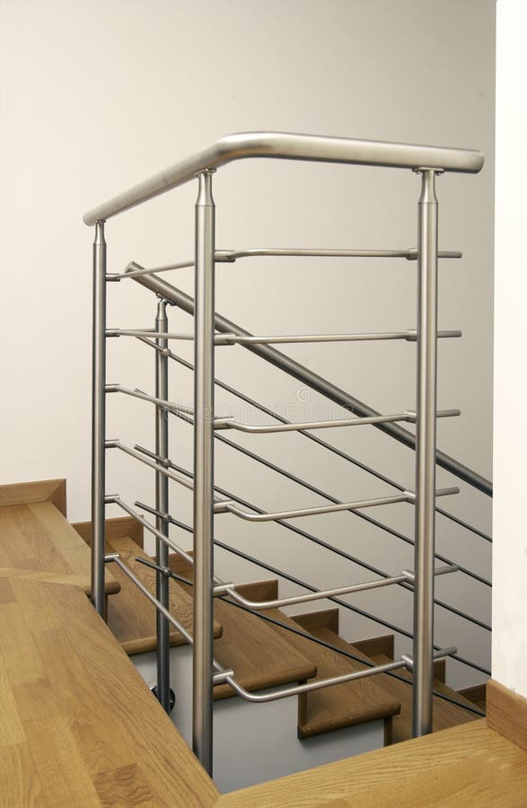 Modern Stainless Steel Staircase